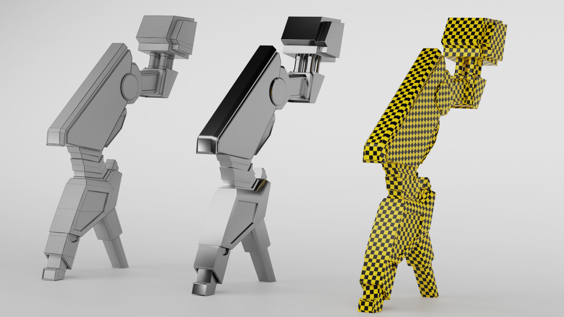 3D model 10 MECHANICAL LEG VOL 01 VR / AR / low-poly | CGTrader