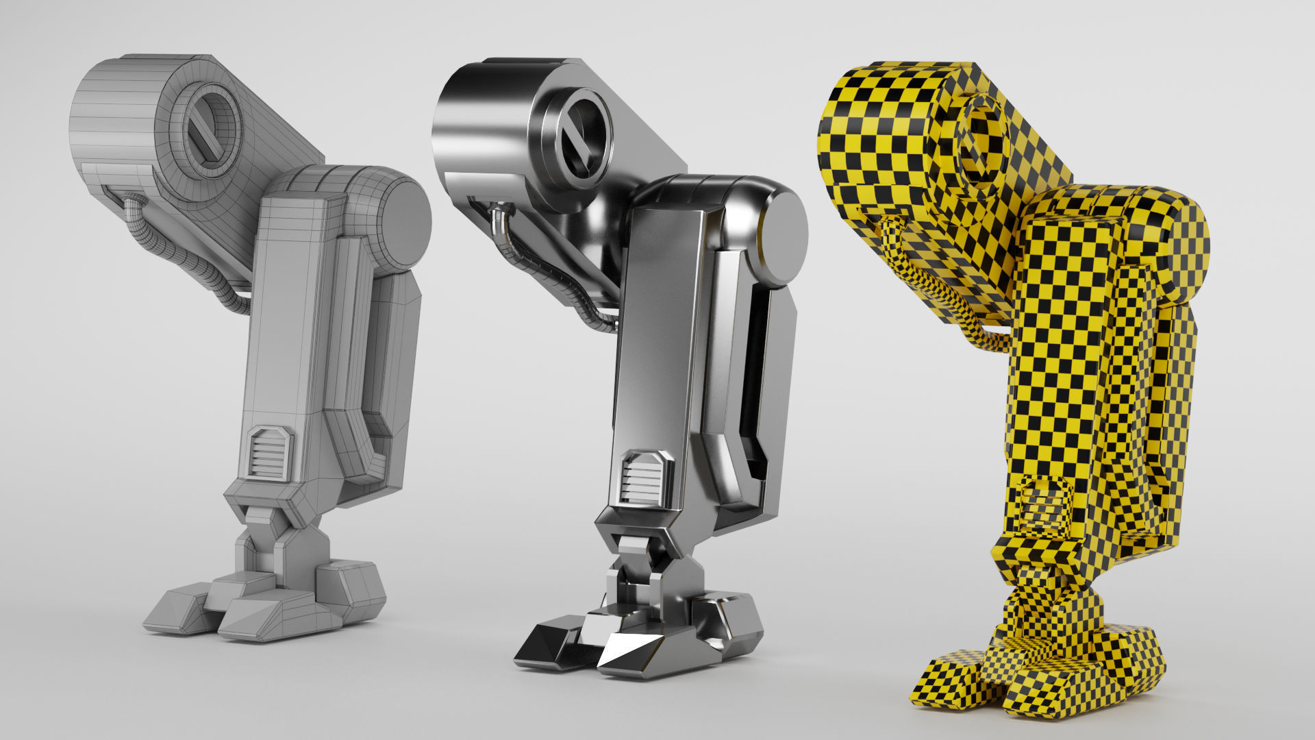 3D model 10 MECHANICAL LEG VOL 01 VR / AR / low-poly | CGTrader