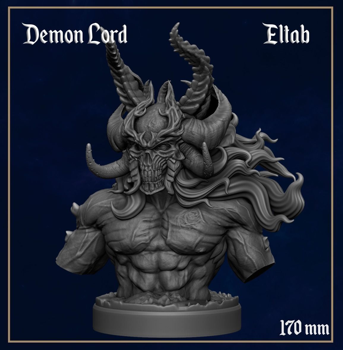 Eltab The Demon Lord 3D model 3D printable | CGTrader