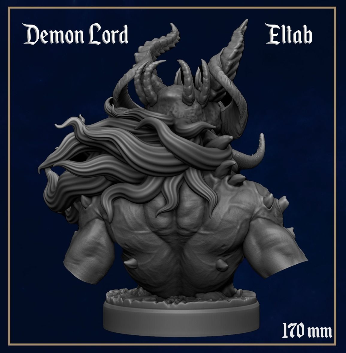 Eltab The Demon Lord 3D model 3D printable | CGTrader