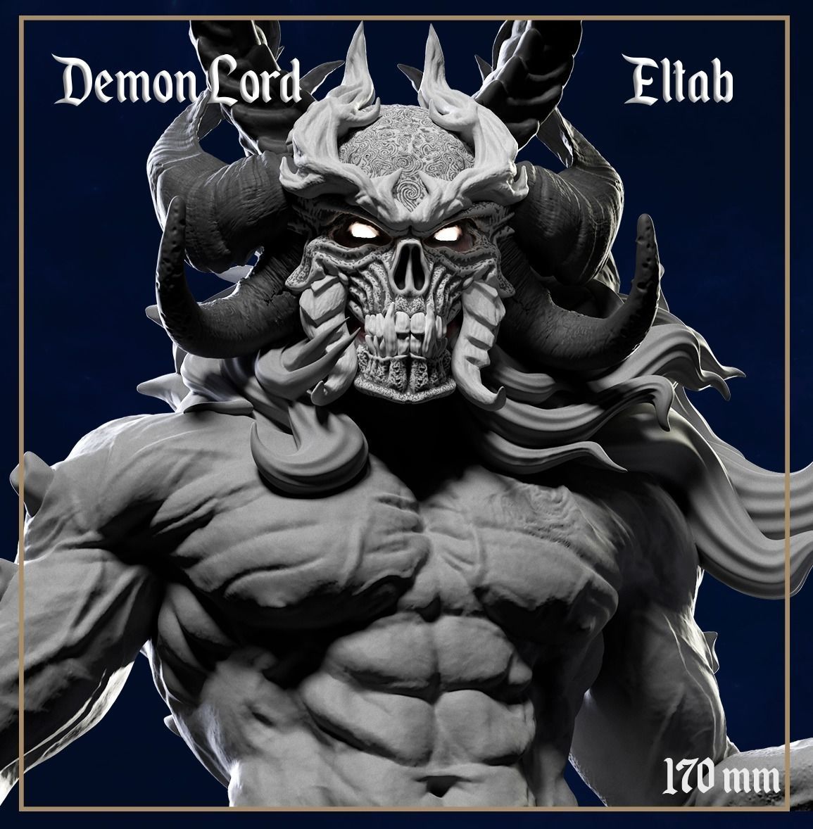 Eltab The Demon Lord 3D model 3D printable | CGTrader