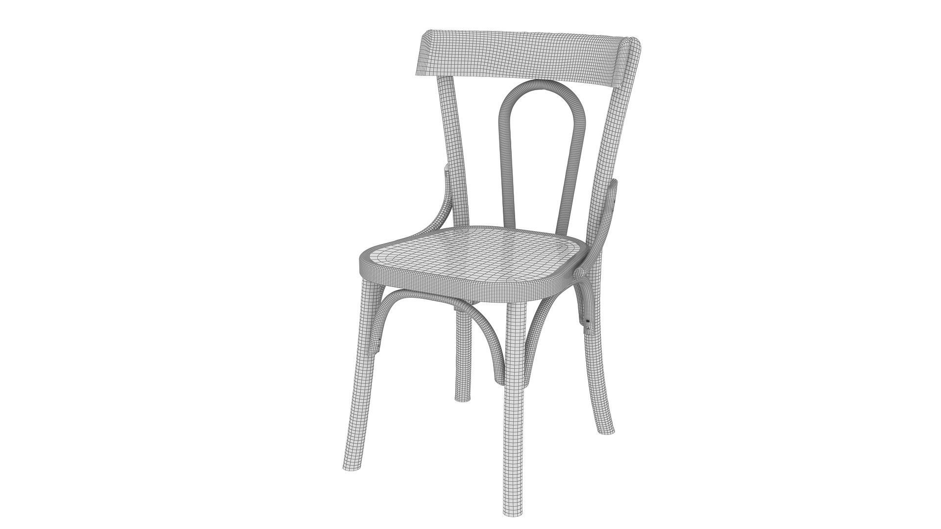 Cafe Chair model 2 3D model | CGTrader