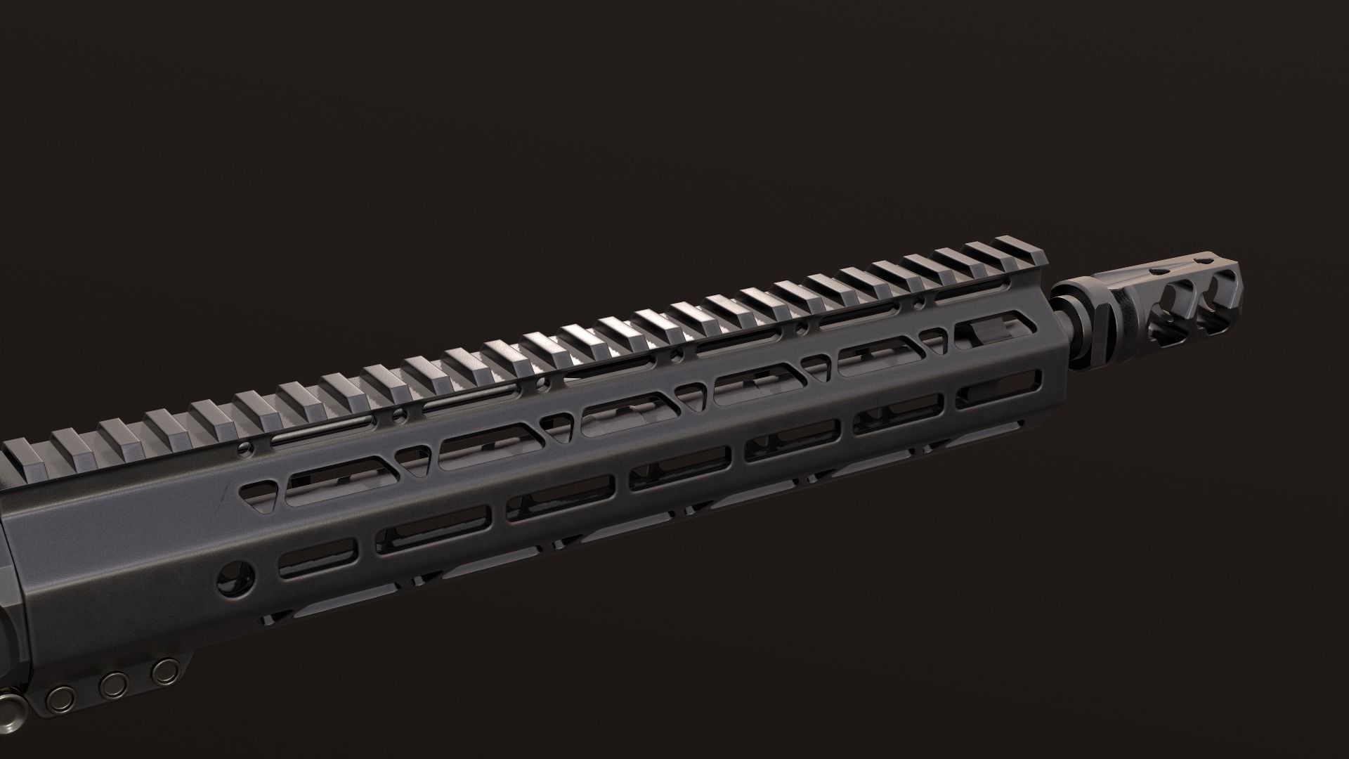 3D model M4 Custom VR / AR / low-poly | CGTrader
