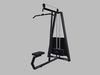 Lat pulldown machine 3D model | CGTrader