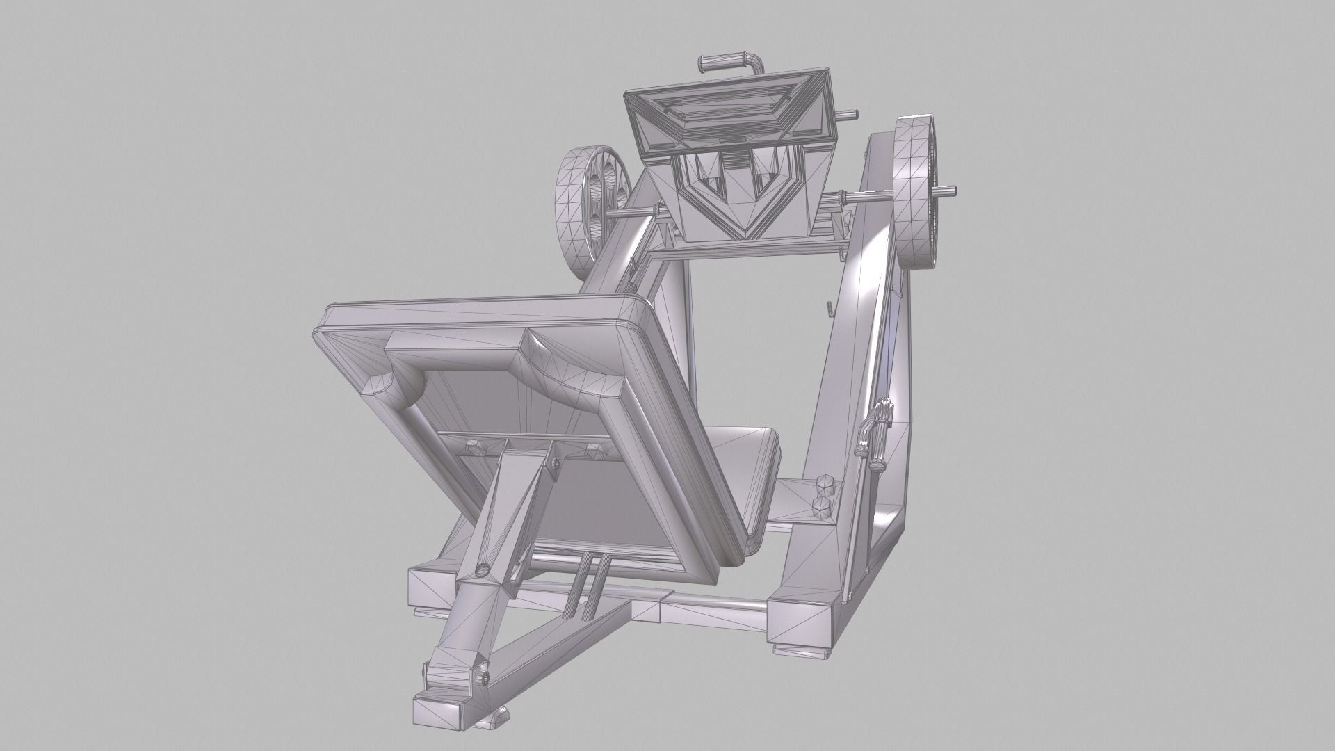 Leg press machine 3D model | CGTrader
