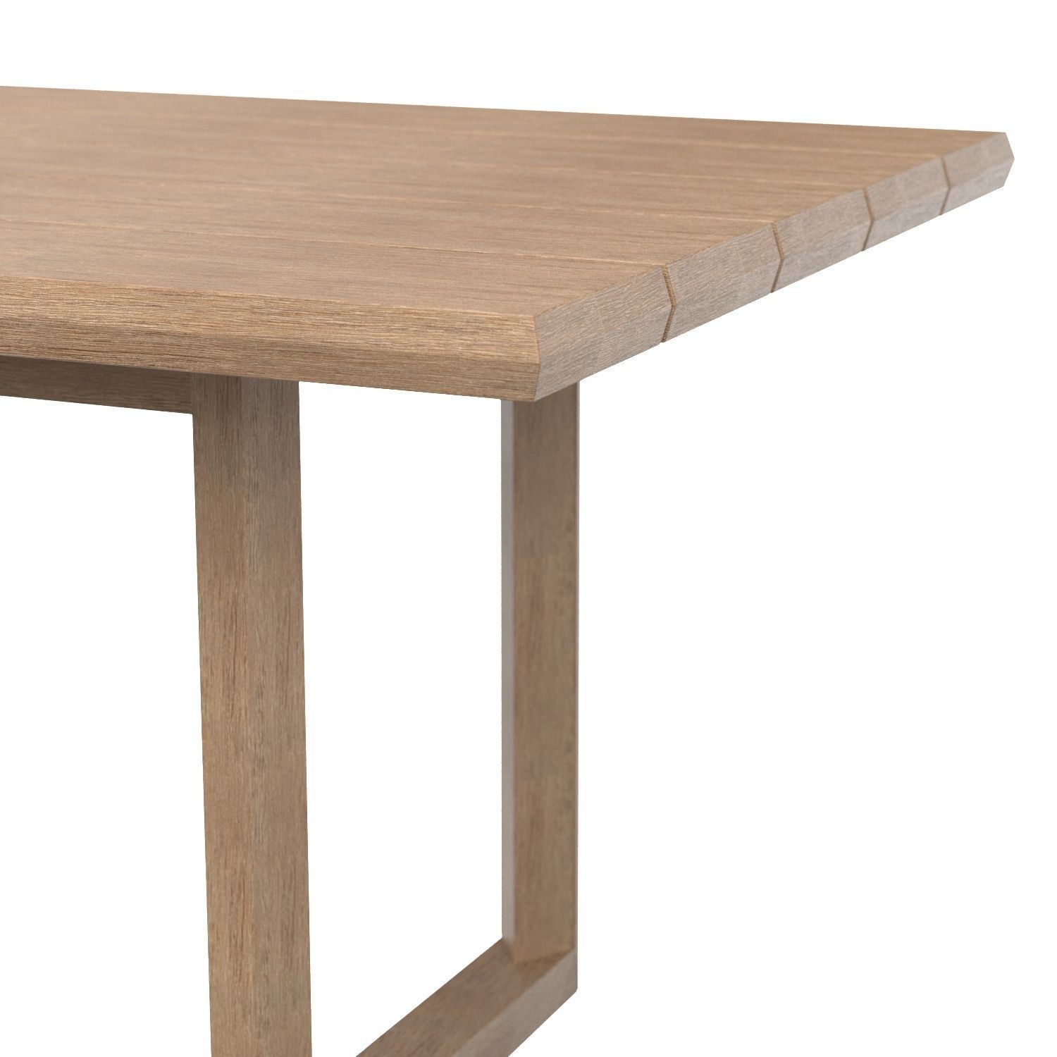 Paloma Teak Rectangular Dining Table 3D model | CGTrader