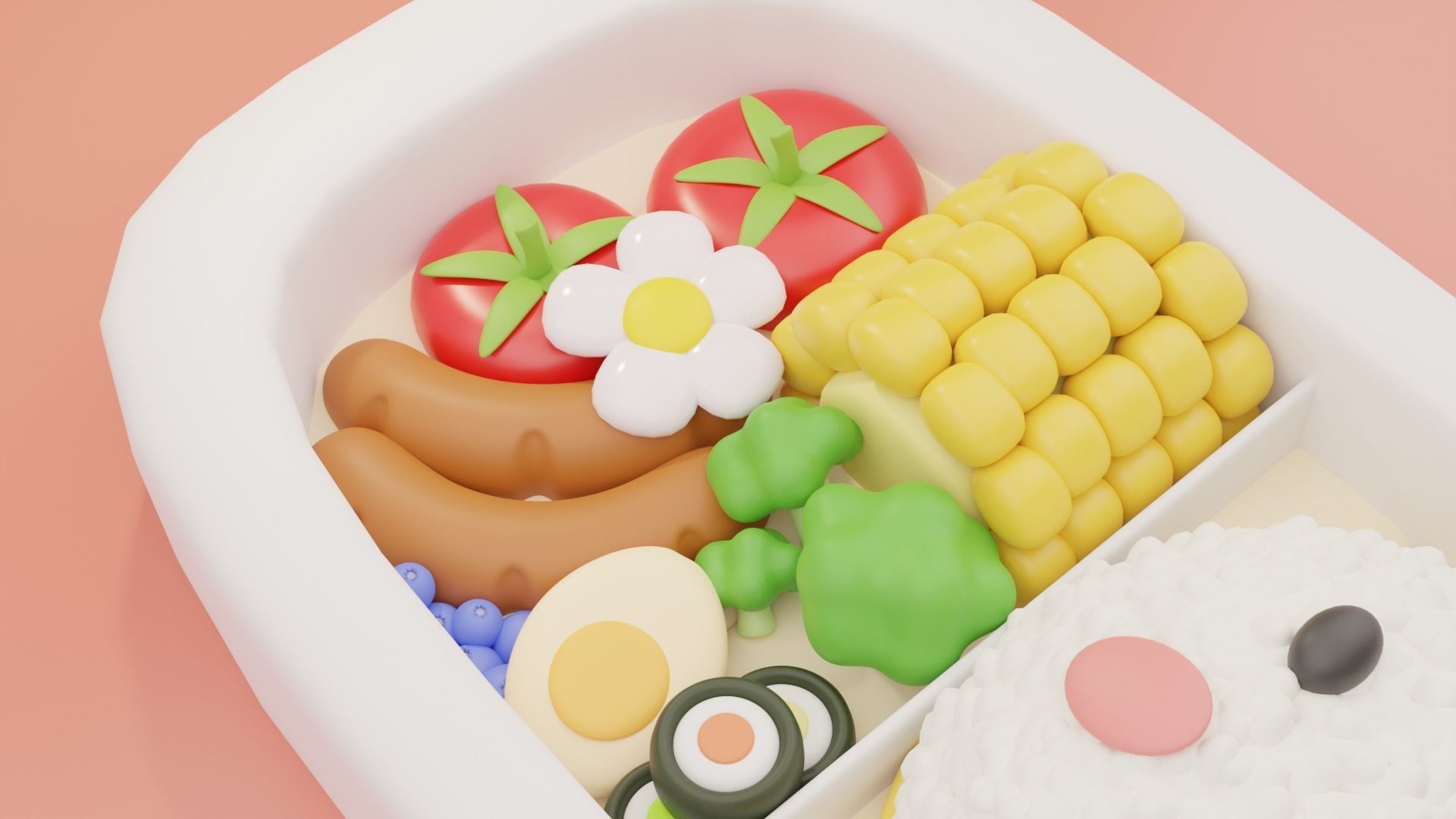 Lunch box 3D model | CGTrader