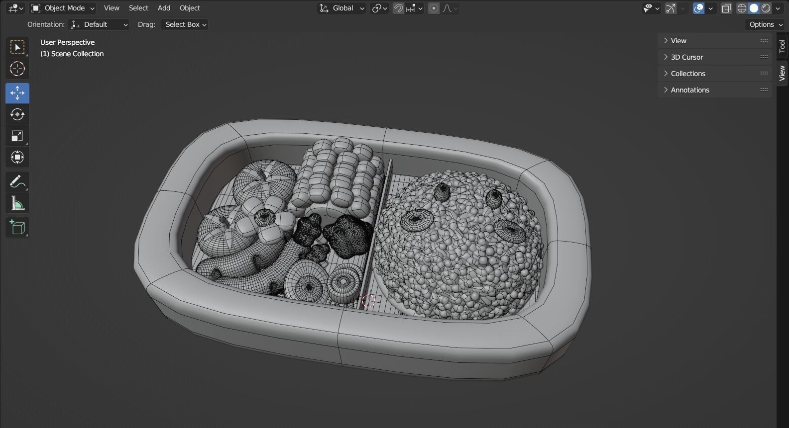 Lunch box 3D model | CGTrader