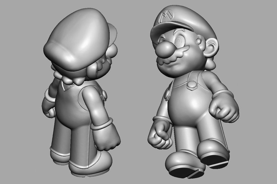 Mario 3D print model 3D model 3D printable | CGTrader