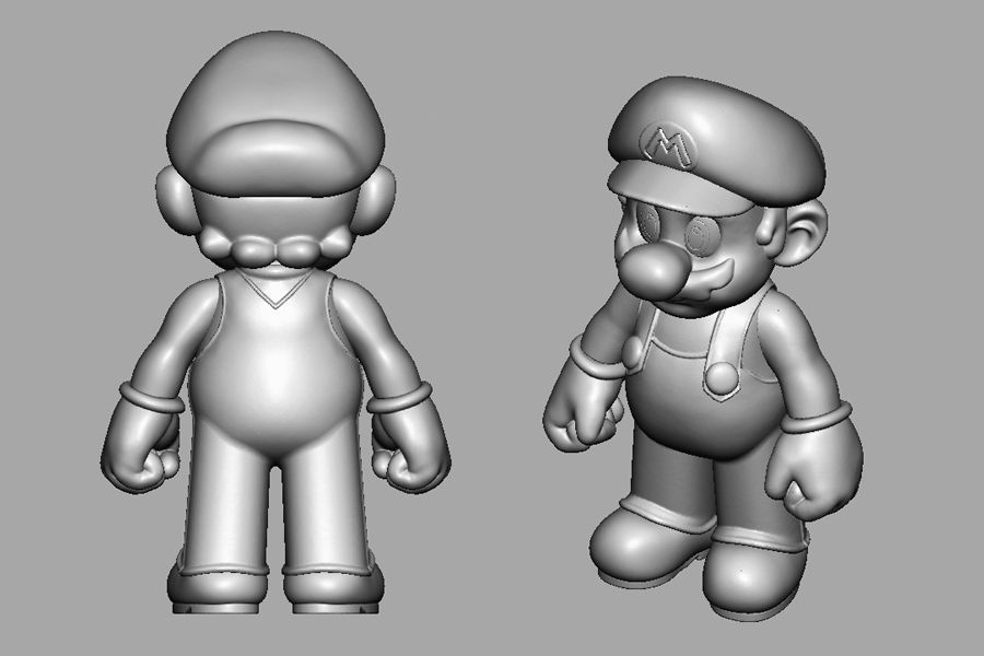 Mario 3D print model 3D model 3D printable | CGTrader