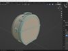 Editor-Sea Green Hatbox Large 3D model | CGTrader