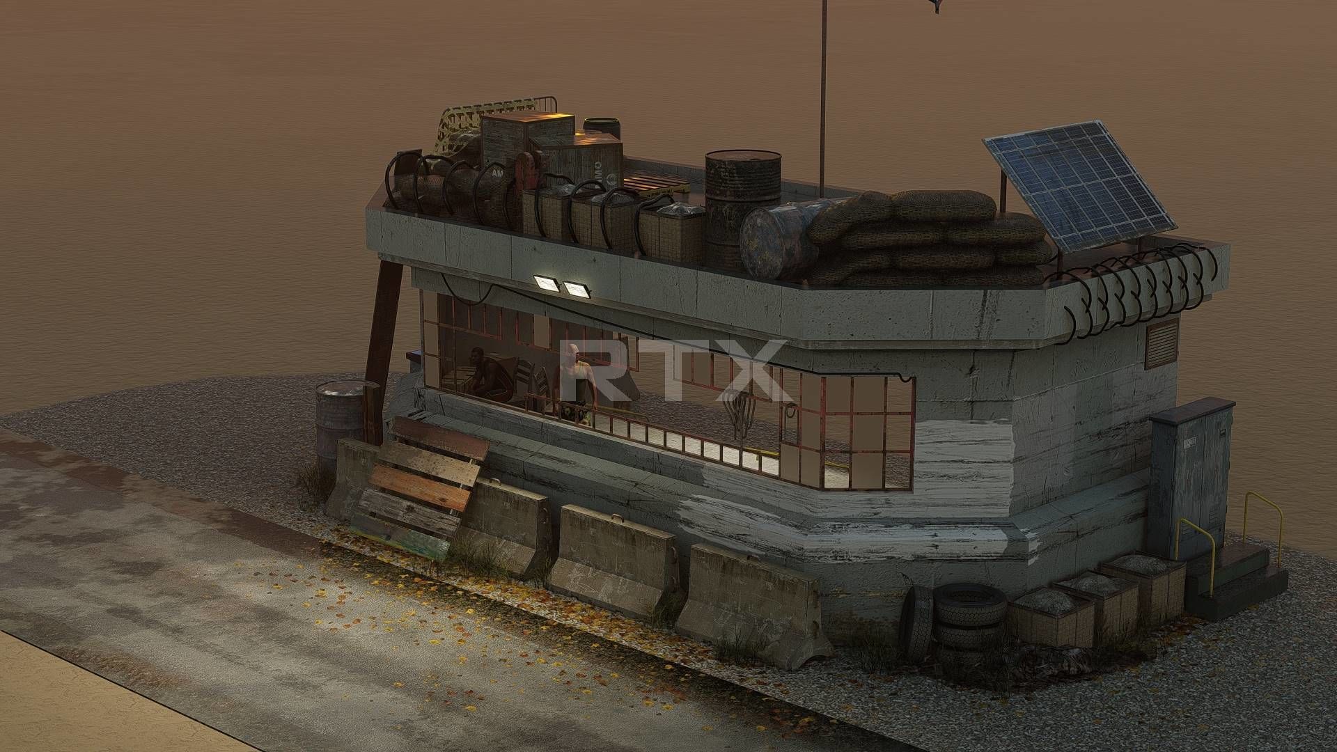 3D model ARMY BUNKER VR / AR / low-poly | CGTrader