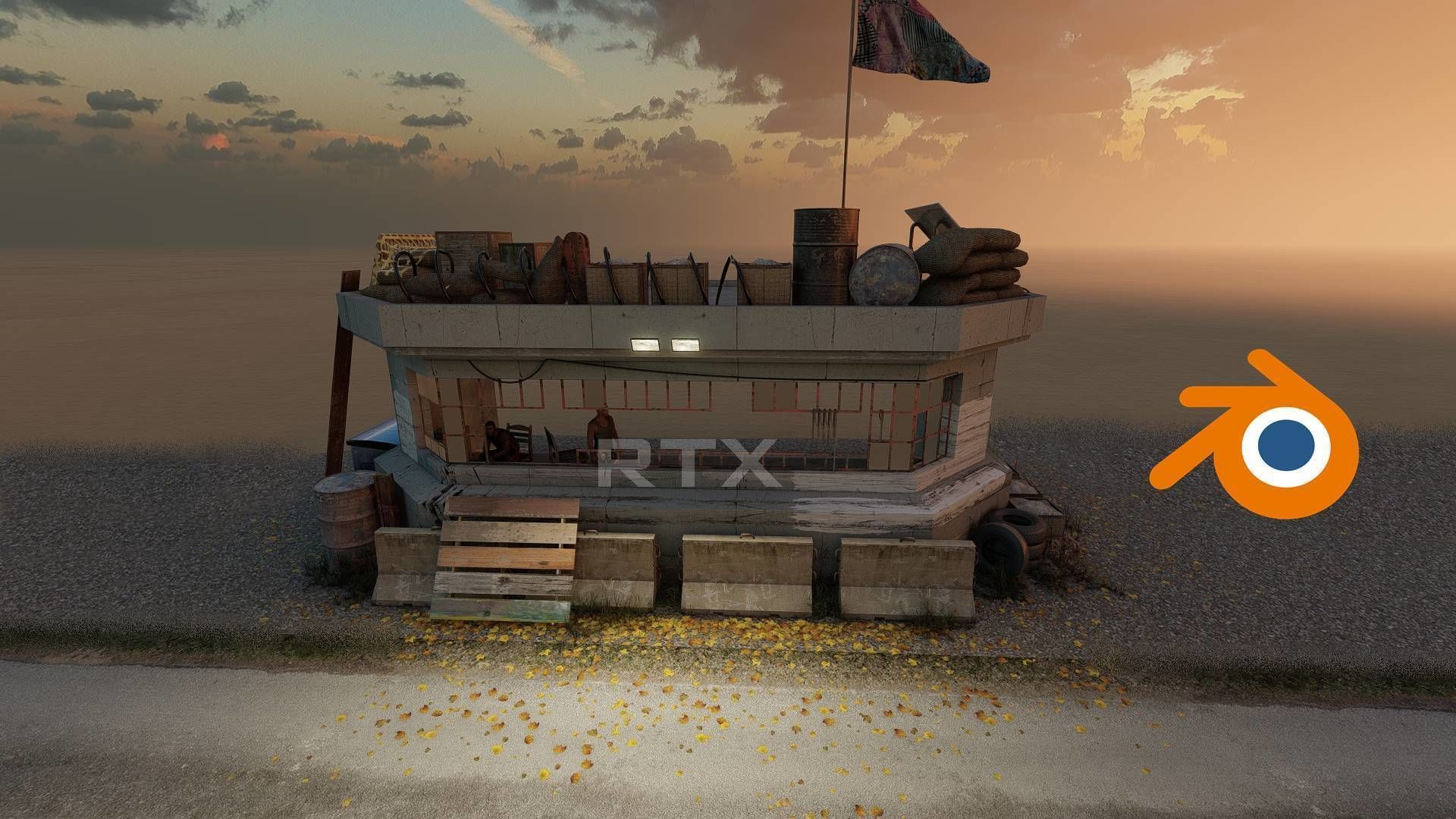 3D model ARMY BUNKER VR / AR / low-poly | CGTrader
