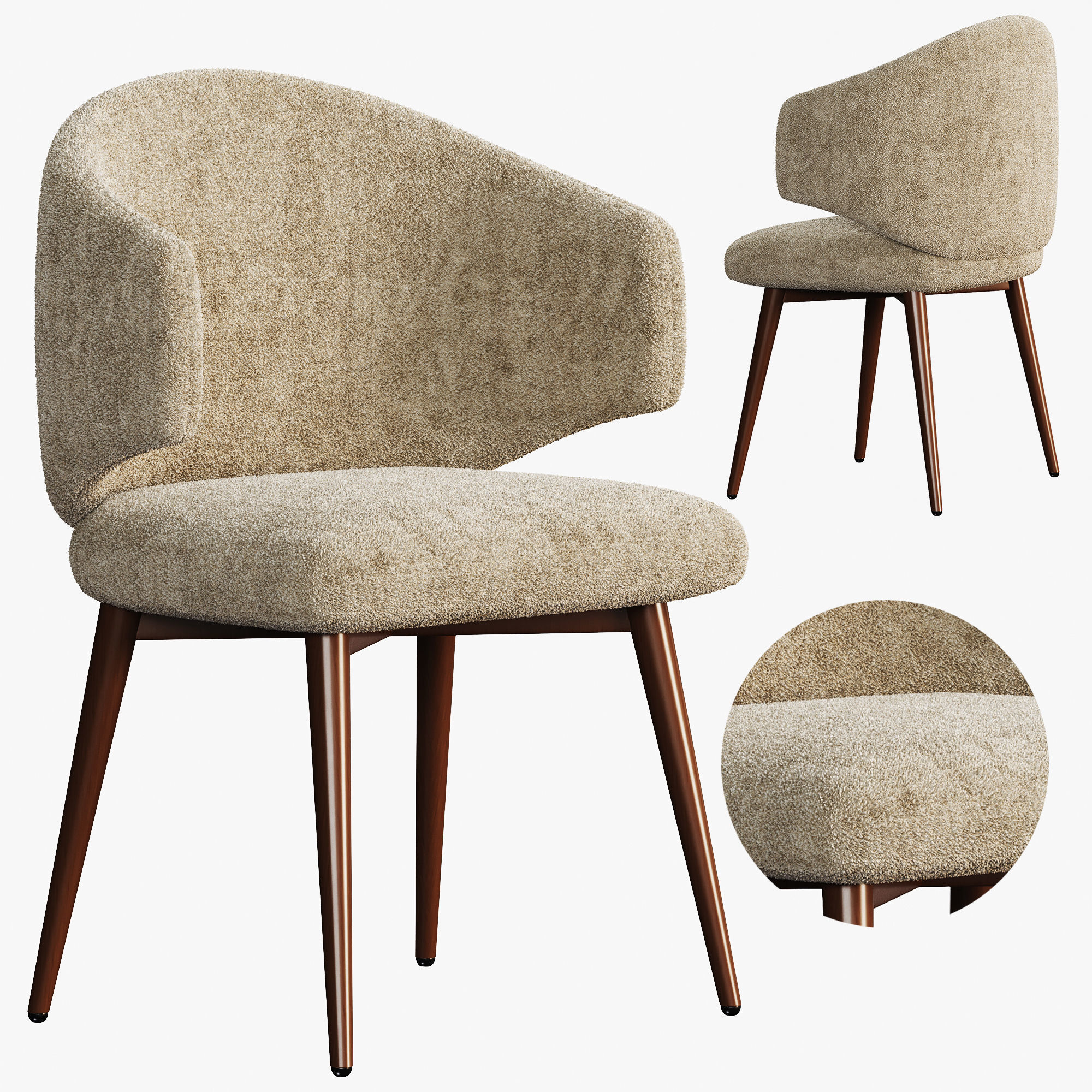 3D model FARGO CHAIR VR / AR / low-poly | CGTrader