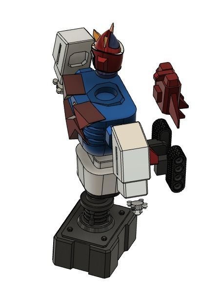 voltes v super robot bust figure 3d models 3D model 3D printable | CGTrader