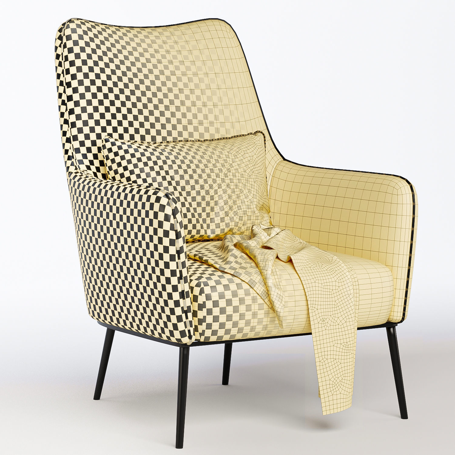 Ripley armchair 3D model | CGTrader