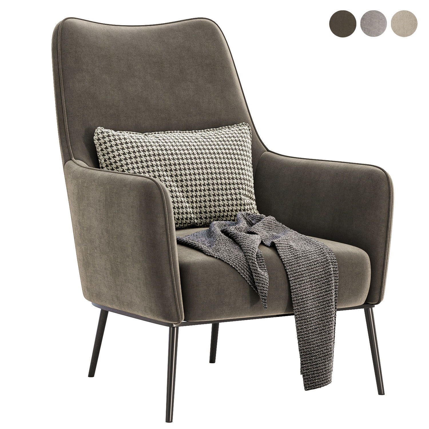 Ripley armchair 3D model | CGTrader