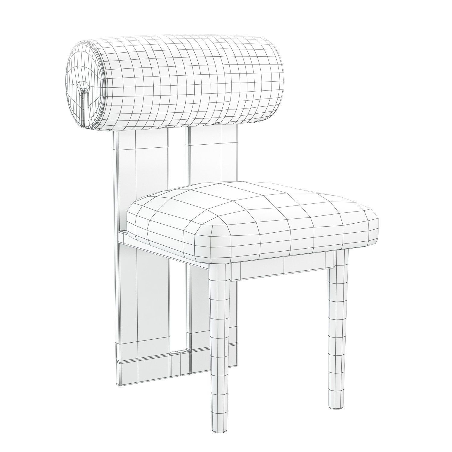 Ori Chair Corner Design 3D model | CGTrader
