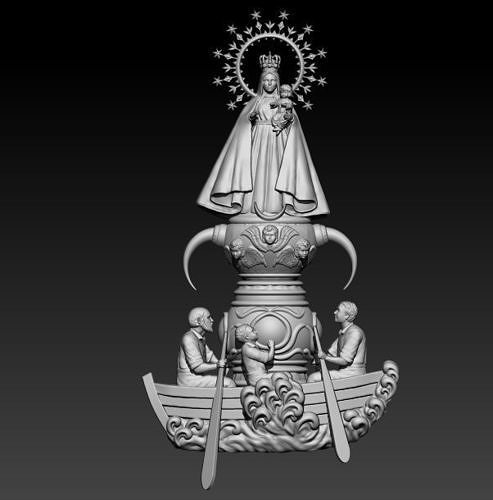 Mother Mary 3D model 3D printable | CGTrader
