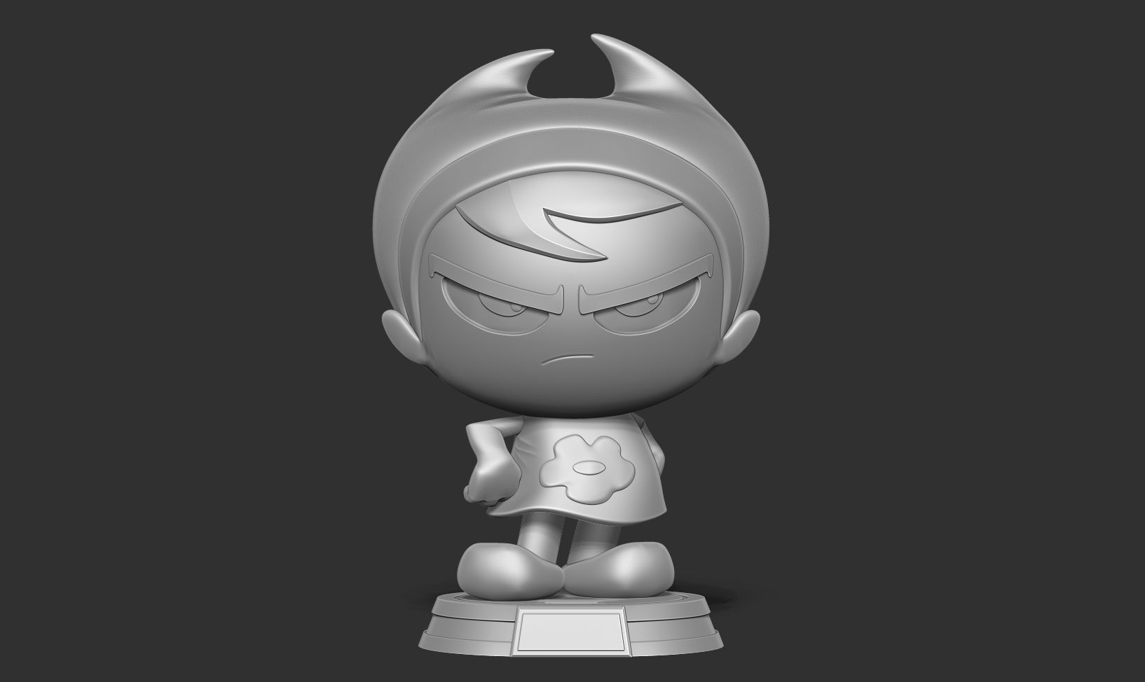 Mandy - Cartoon Network Fanart 3D model 3D printable | CGTrader
