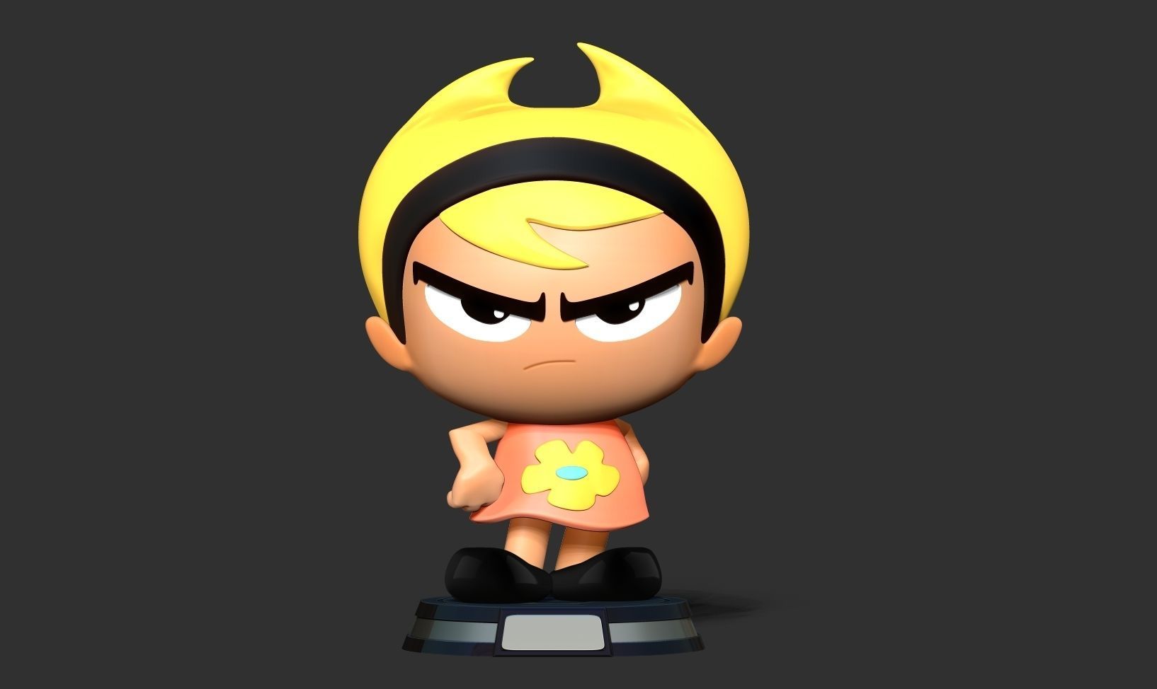 Mandy - Cartoon Network Fanart 3D model 3D printable | CGTrader