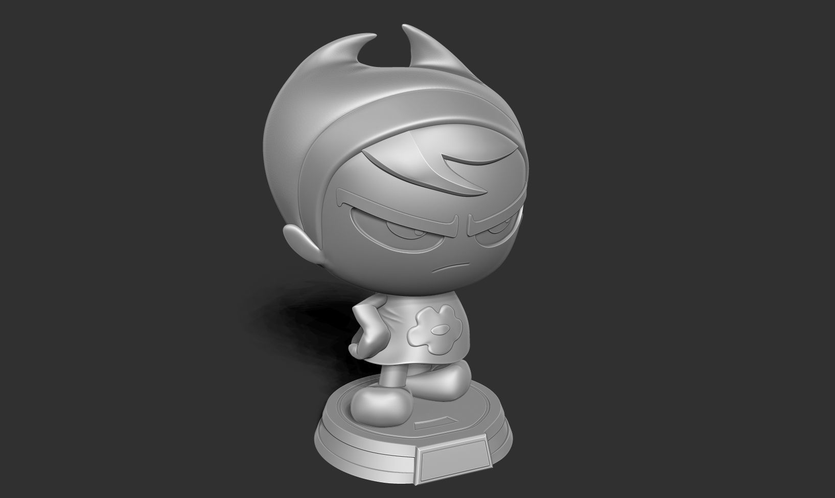 Mandy - Cartoon Network Fanart 3D model 3D printable | CGTrader