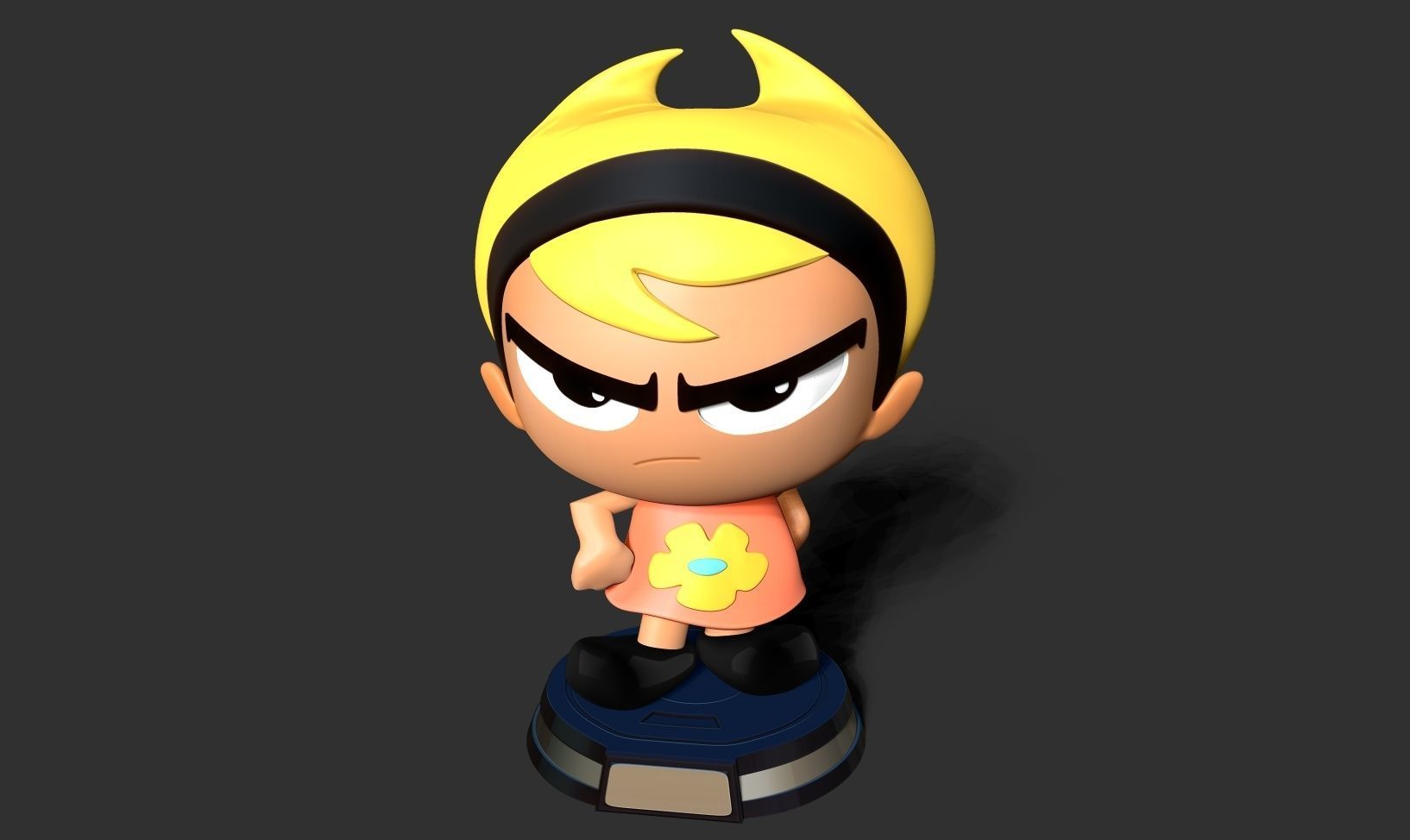 Mandy - Cartoon Network Fanart 3D model 3D printable | CGTrader