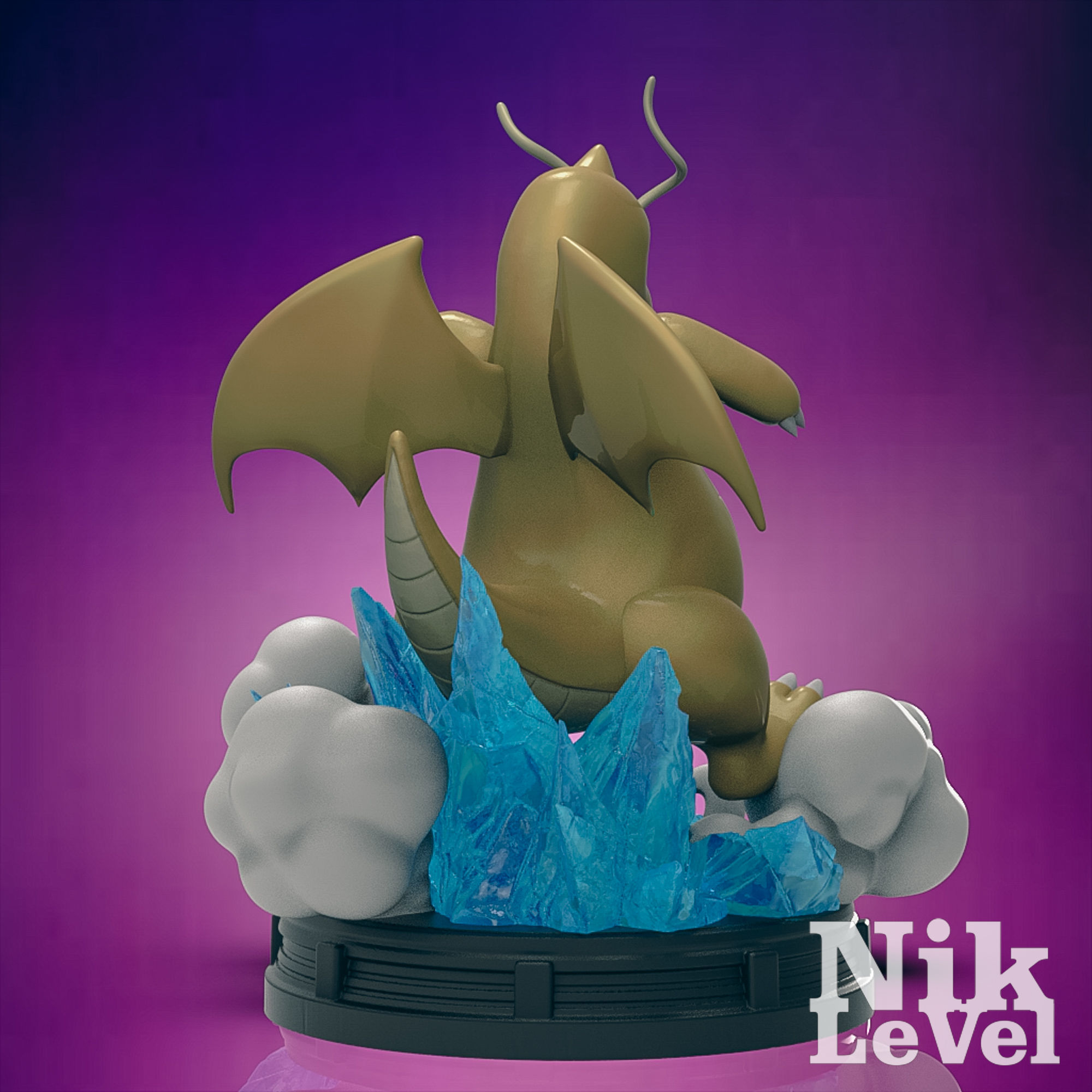 Dragonite Pokemon 3D Printable 3D model 3D printable | CGTrader