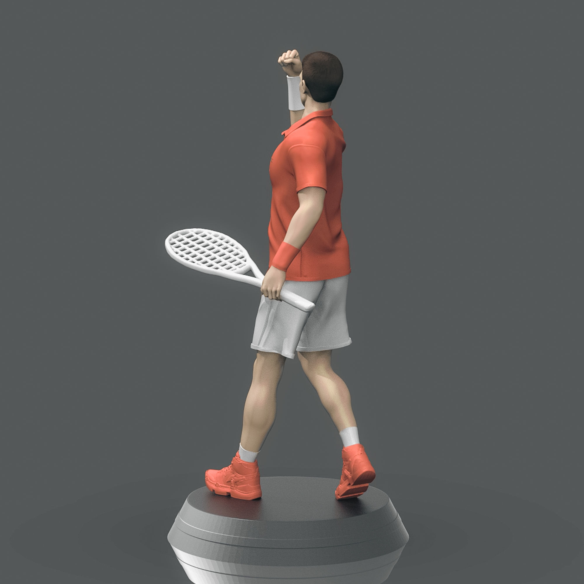 Novak Djokovic 3D Printable 3 3D model 3D printable | CGTrader