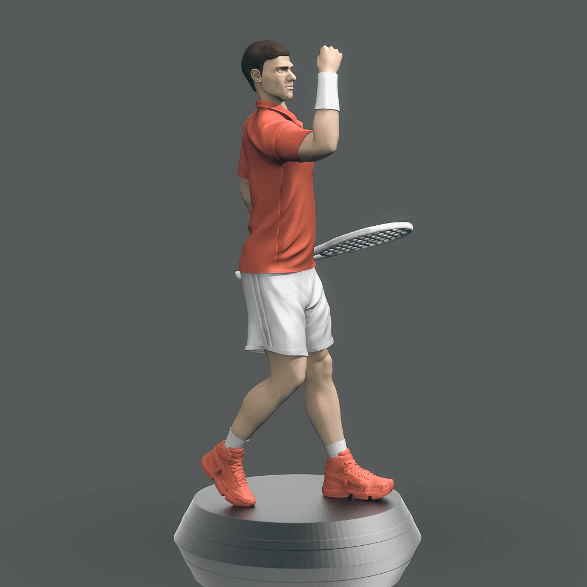 Novak Djokovic 3D Printable 3 3D model 3D printable | CGTrader