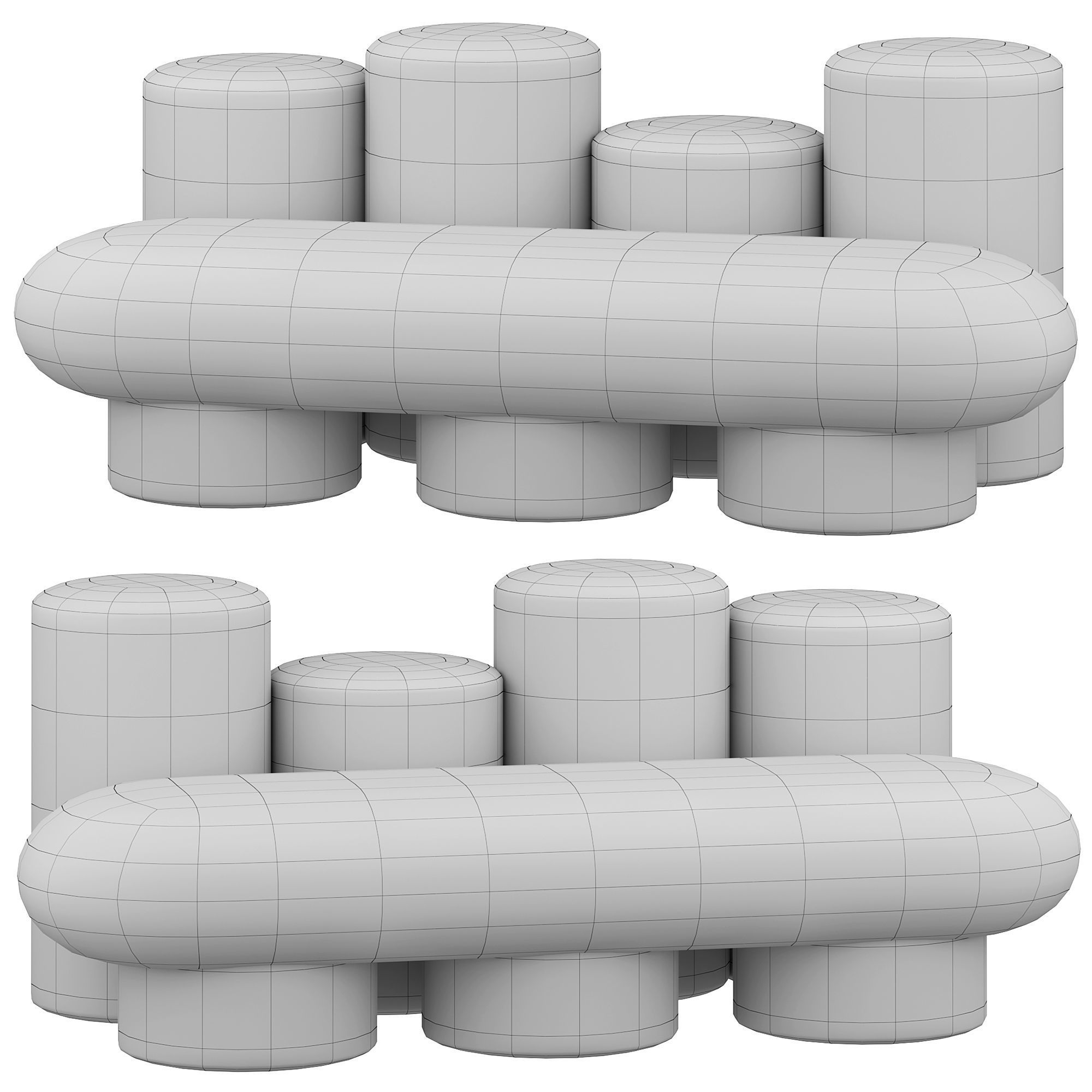 Dip Sofa by shinebysho 3D model | CGTrader