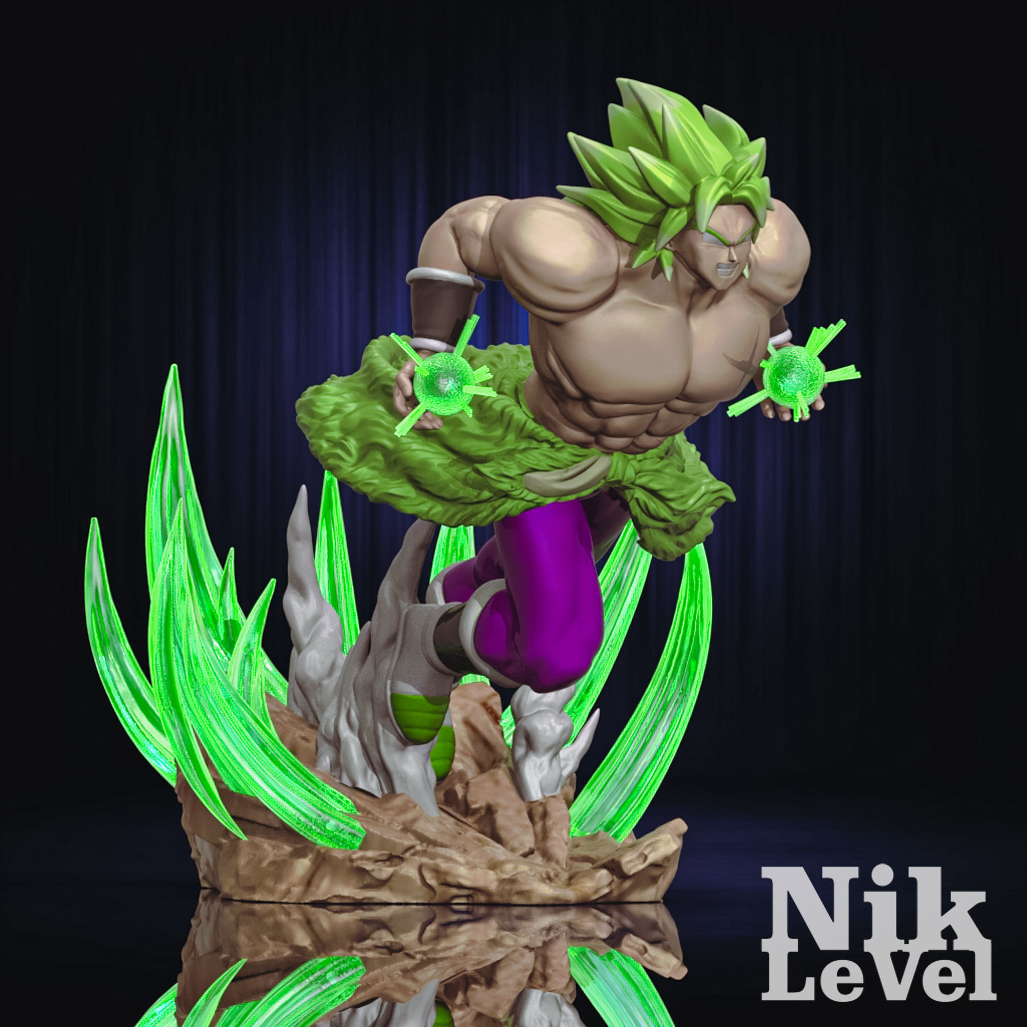 Broly Dragon Ball 3D Printable 3D model 3D printable | CGTrader