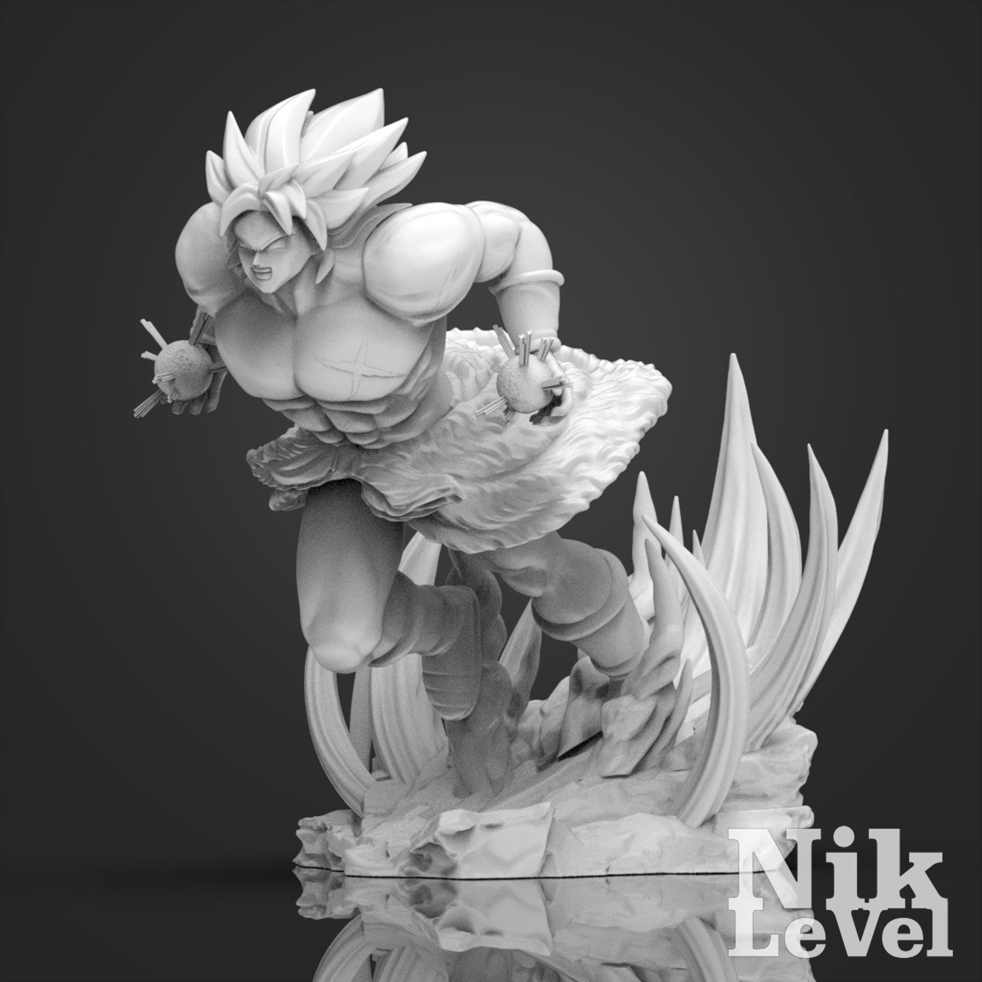 Broly Dragon Ball 3D Printable 3D model 3D printable | CGTrader