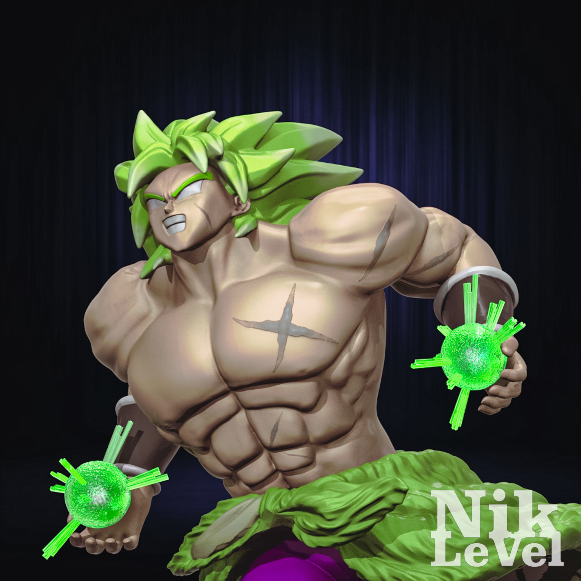 Broly Dragon Ball 3D Printable 3D model 3D printable | CGTrader