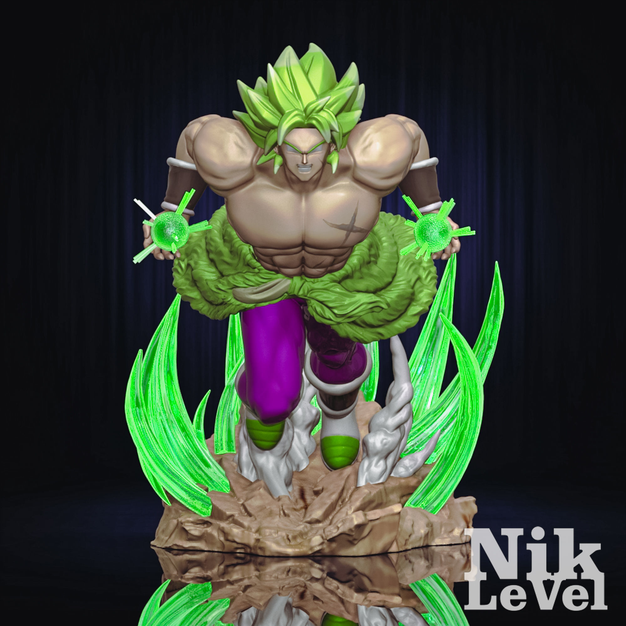 Broly Dragon Ball 3D Printable 3D model 3D printable | CGTrader