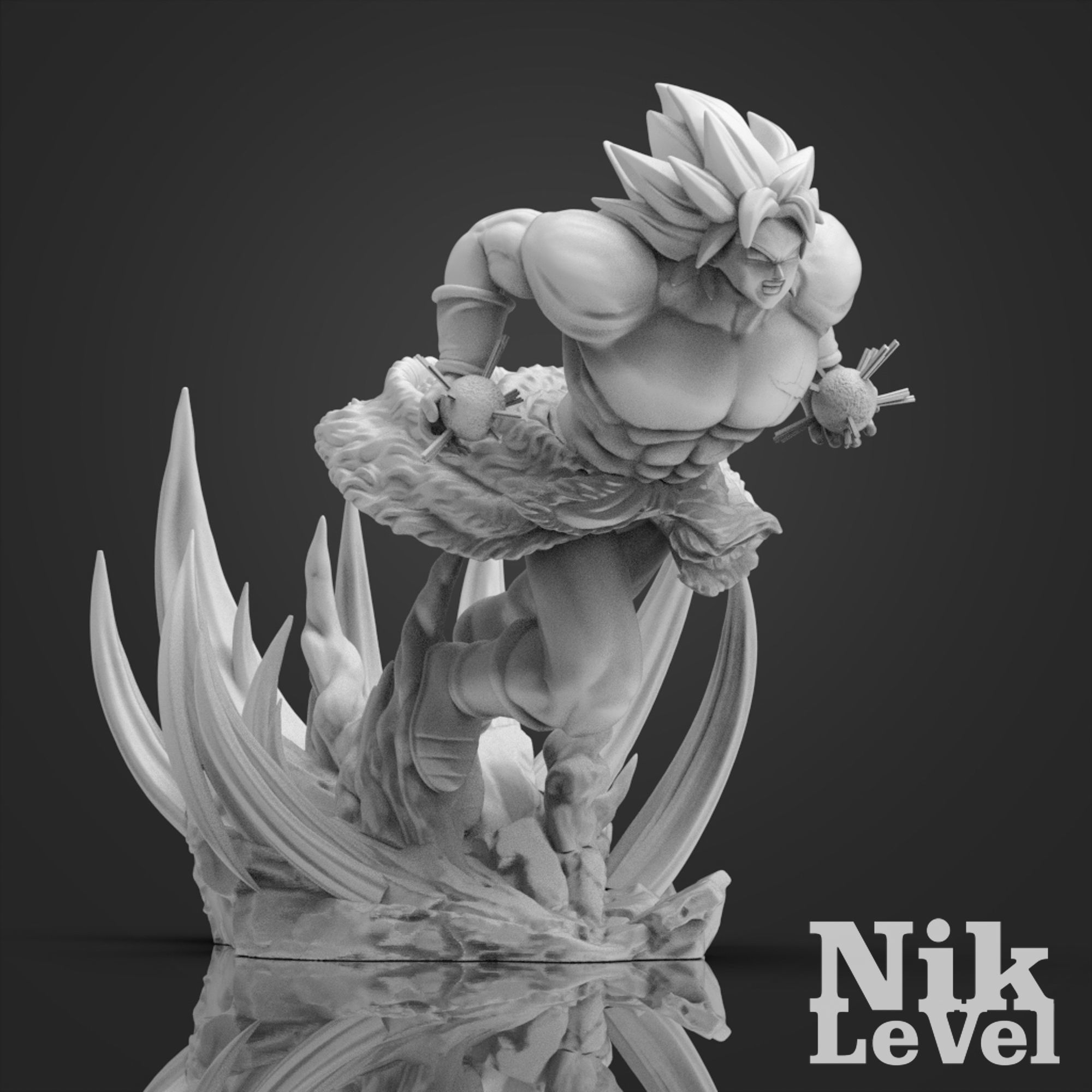 Broly Dragon Ball 3D Printable 3D model 3D printable | CGTrader