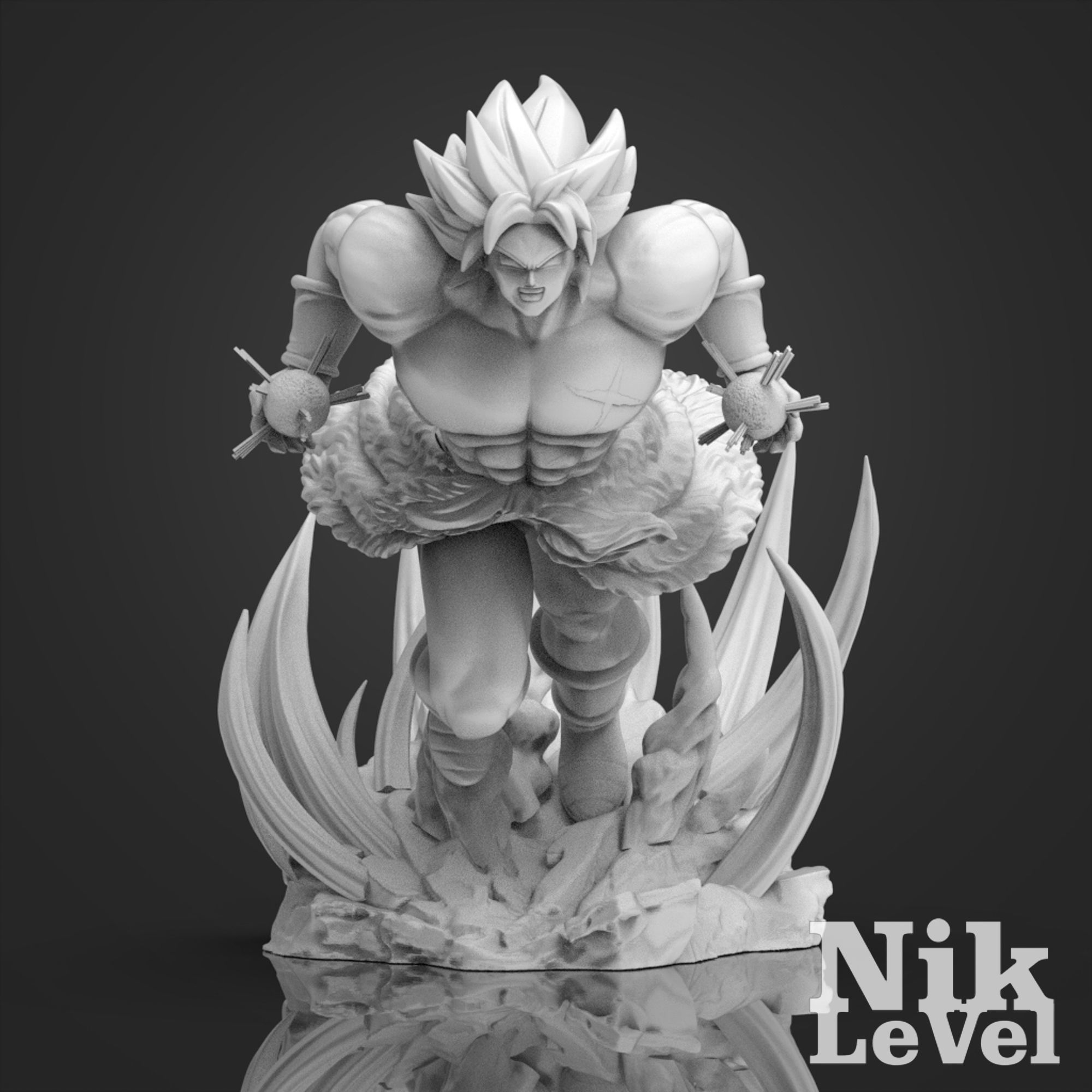 Broly Dragon Ball 3D Printable 3D model 3D printable | CGTrader
