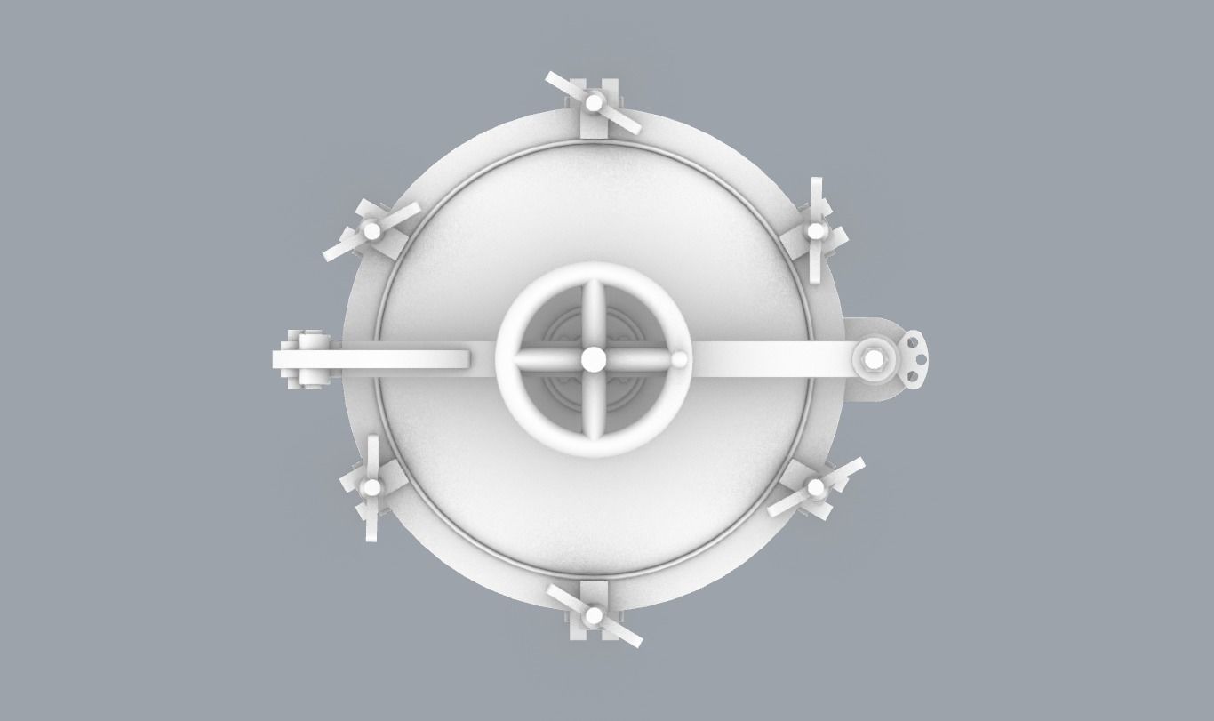 Ship Hatch 3 PM 3D model 3D printable | CGTrader