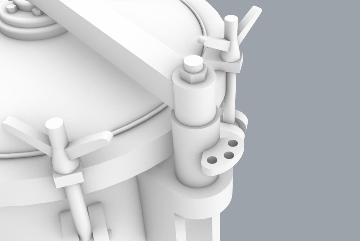 Ship Hatch 3 PM 3D model 3D printable | CGTrader