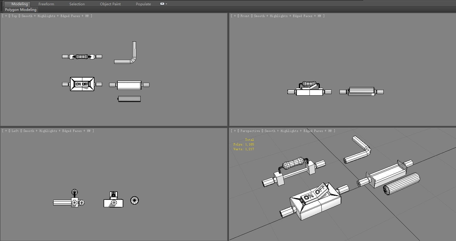 3D model Cartoon electric circuits - Scientific experiments VR / AR ...