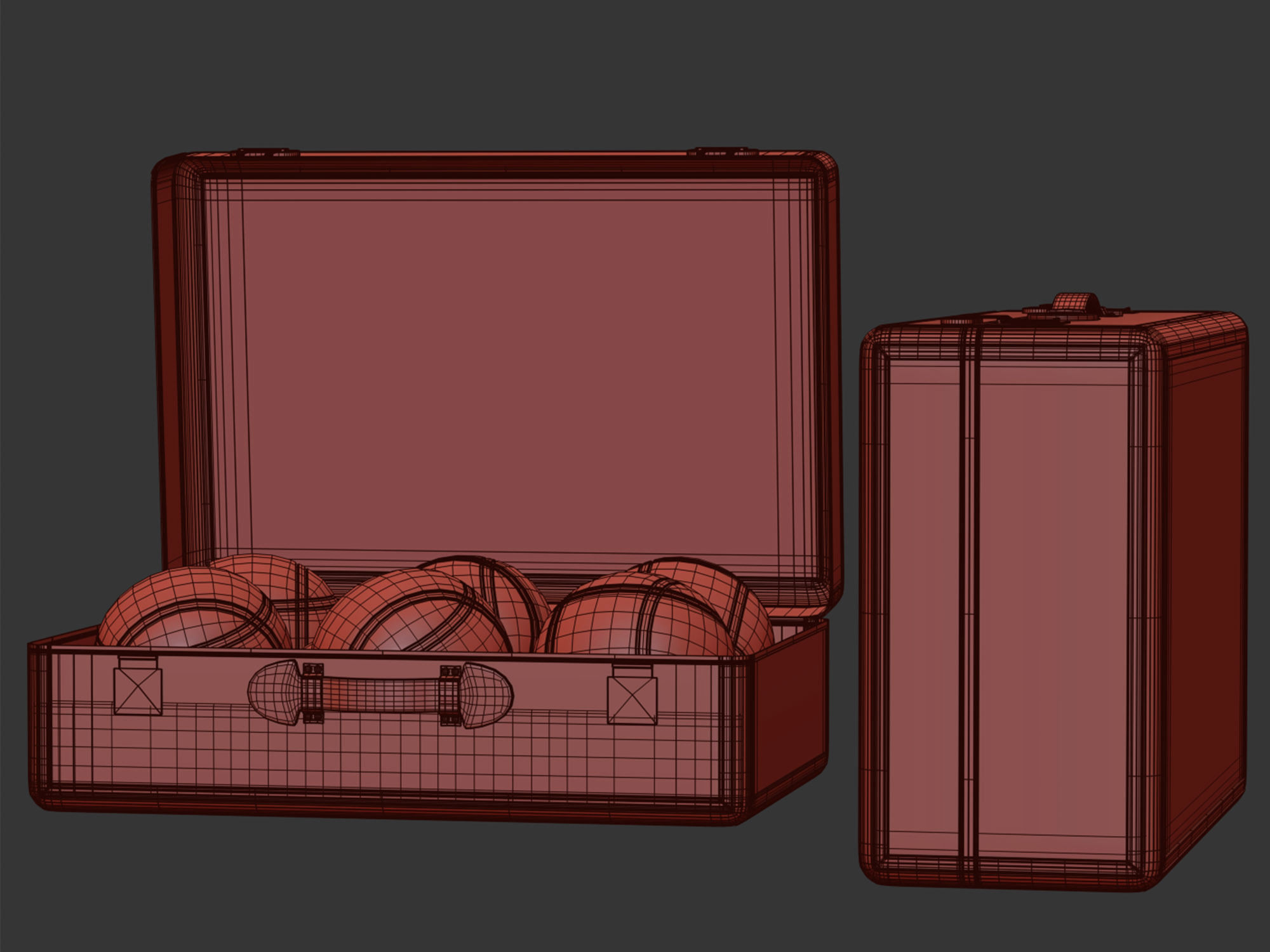 Petanque game 3D model | CGTrader