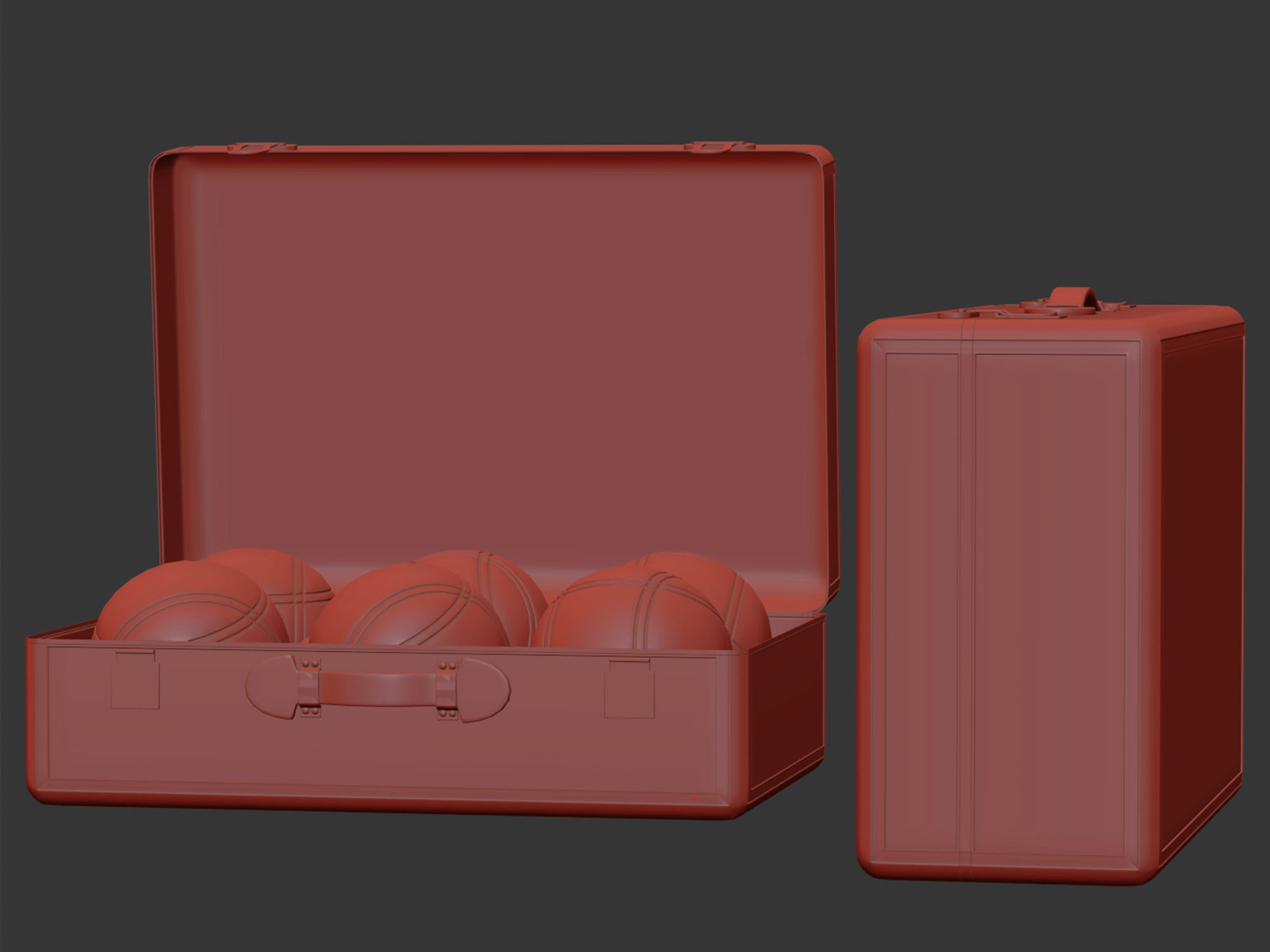 Petanque game 3D model | CGTrader