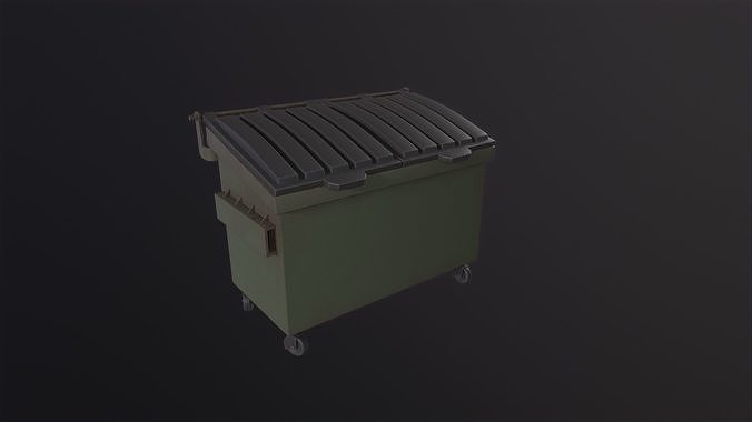 3D model Trash Container 3D Model VR / AR / low-poly | CGTrader