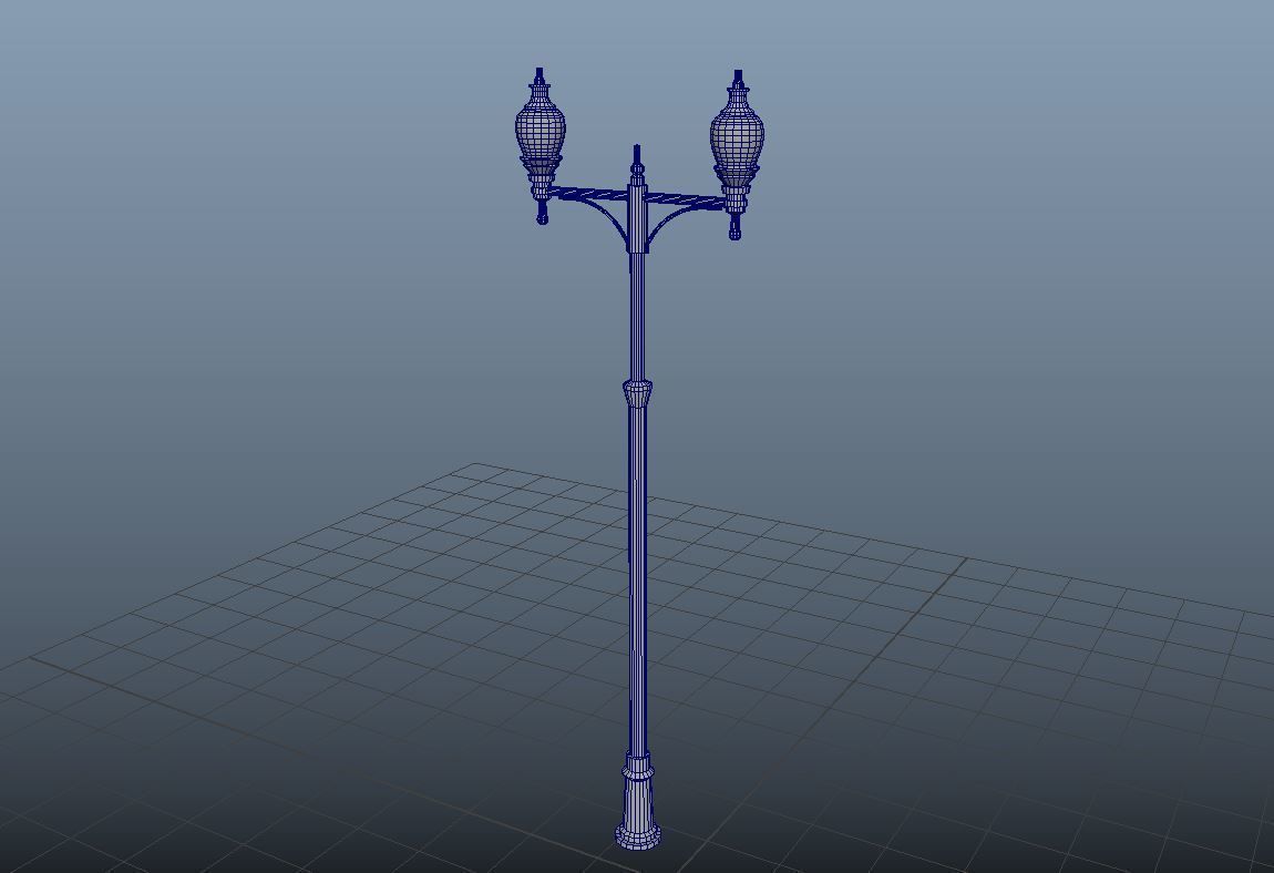 Street lamp free 3D model | CGTrader
