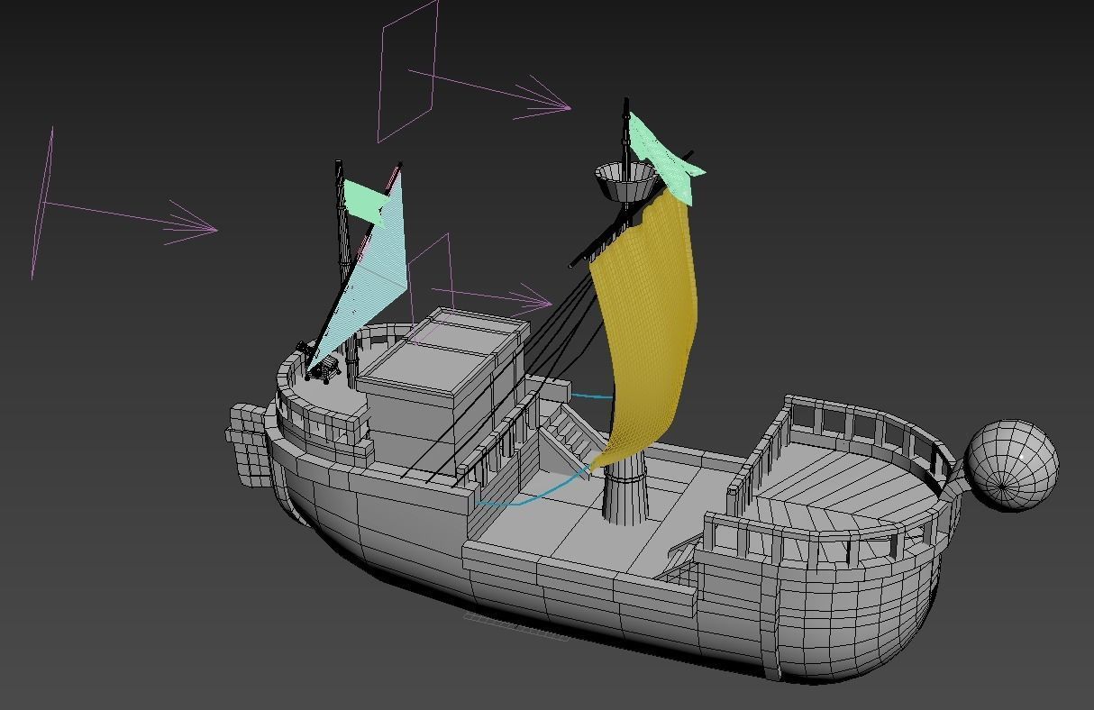 3D model One piece Ship VR / AR / low-poly | CGTrader