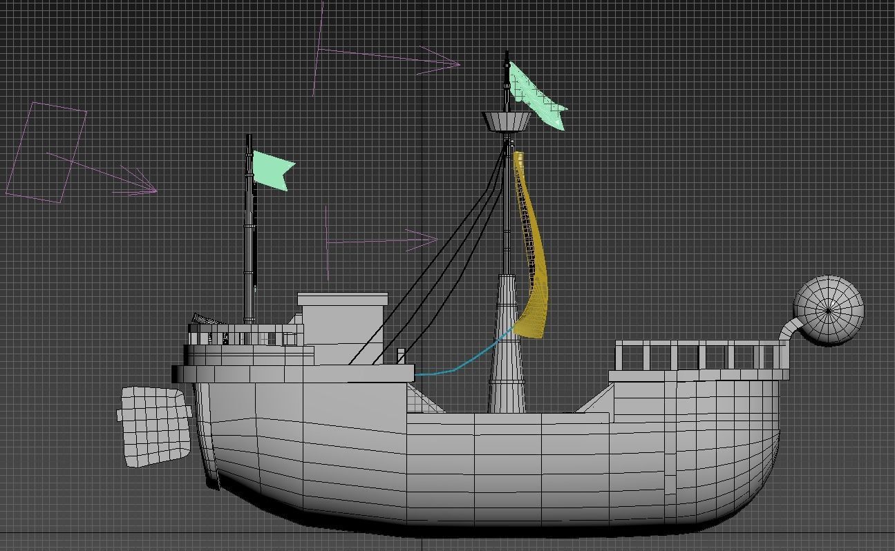 3D model One piece Ship VR / AR / low-poly | CGTrader