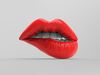 lips bite 3D model 3D printable | CGTrader