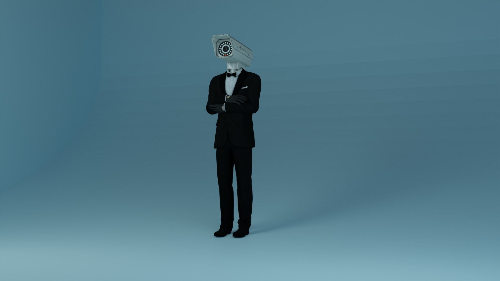 skibidi toilet camera man 3D model rigged | CGTrader