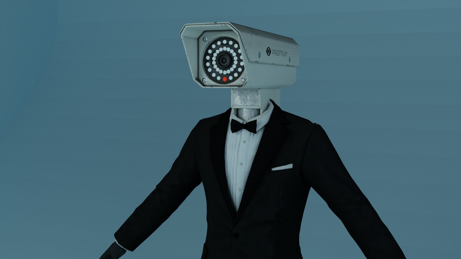 skibidi toilet camera man 3D model rigged | CGTrader