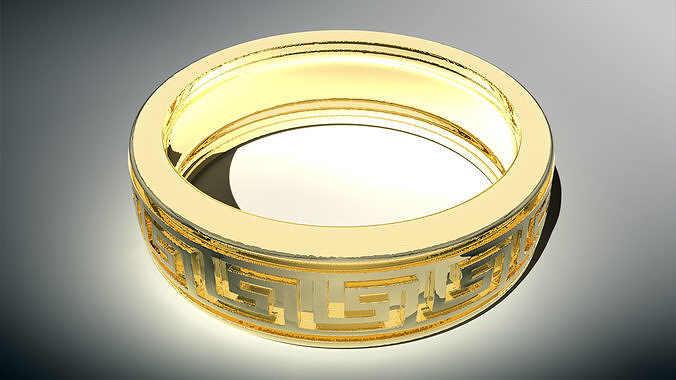 Ring Versace 3D model 3D printable | CGTrader